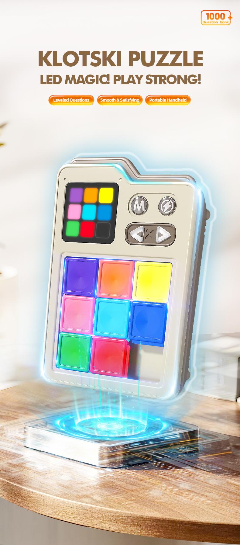 BRRRRT Huarongdao Smart Puzzle, Electronic Sliding Puzzle Game ...