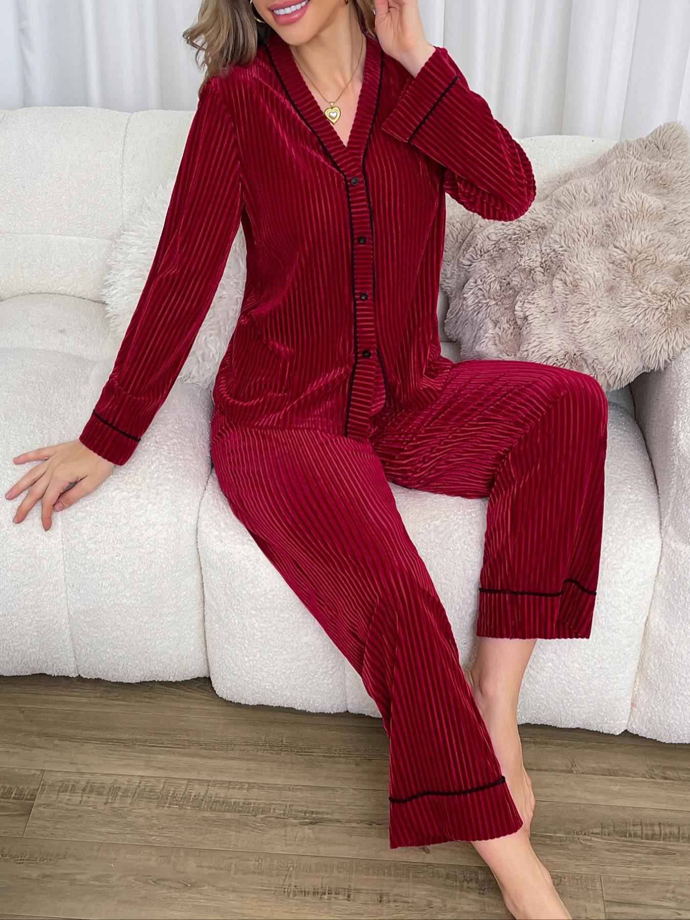 Women's Long Sleeve Pajama Set - Soft & Comfortable Sleepwear - TikTok Shop