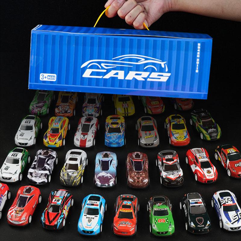 48-Piece Realistic Race Car Set,Collector's Edition Gift Box(12.1*4*4 ...