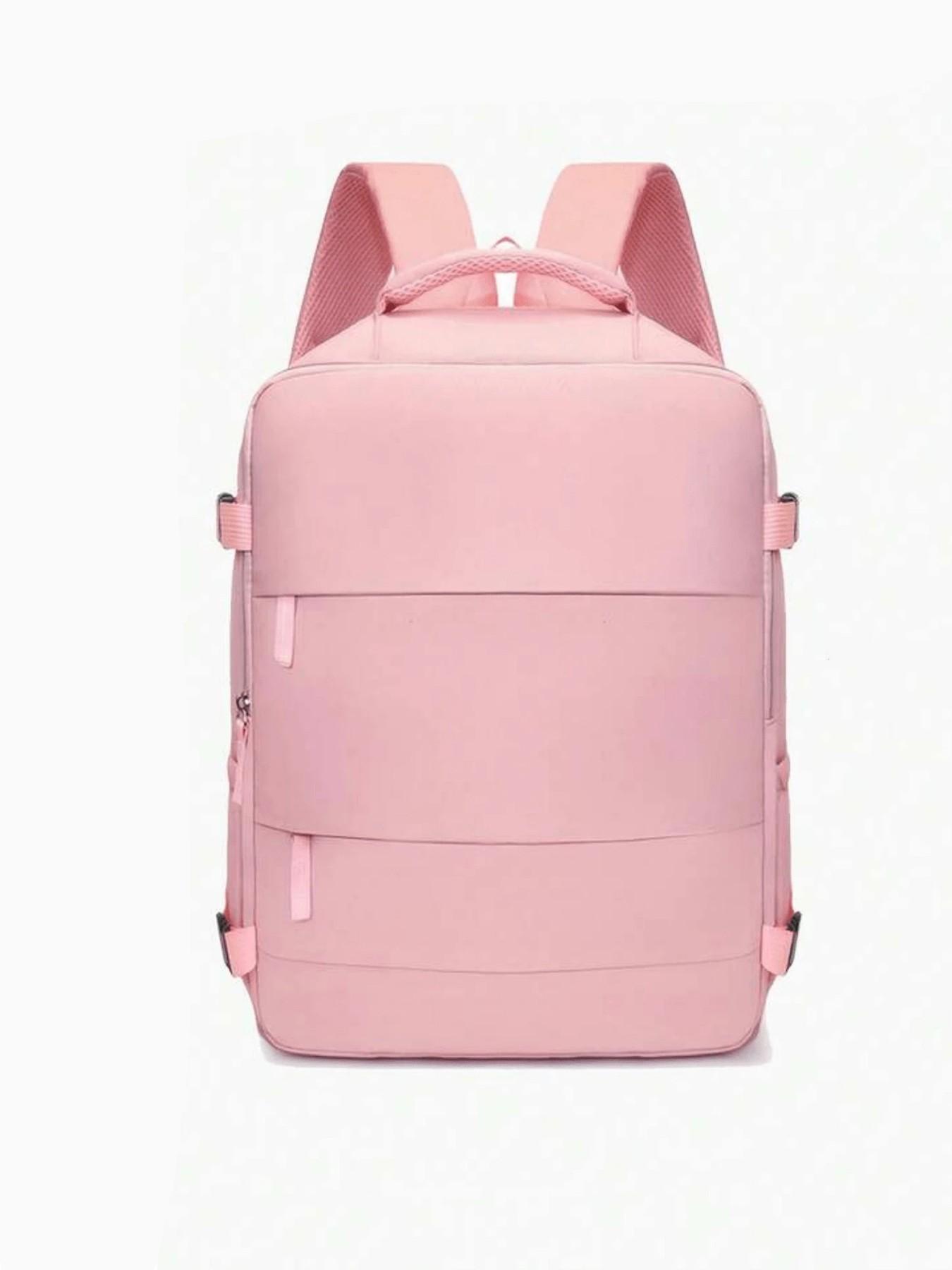 Fashionable solid color series large capacity textured backpack, high ...