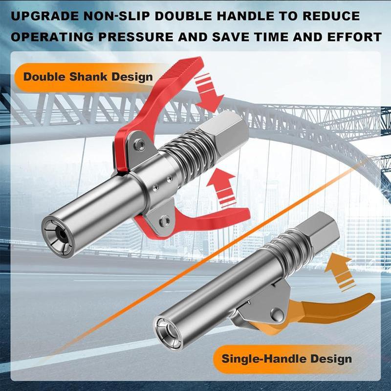 12,000 PSI High Pressure Grease Nozzle Fittings,Compatible With All 1/8 ...