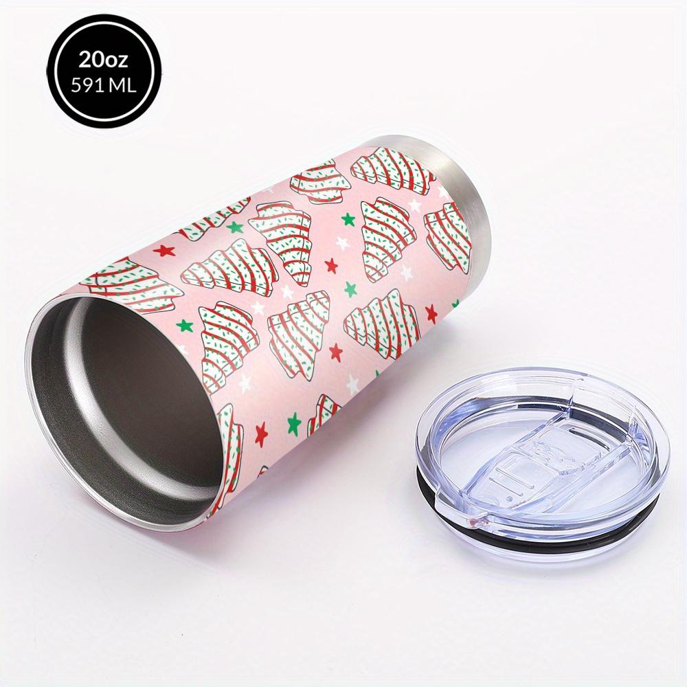 SAXUMOUT Christmas Tree Cookie Design Coffee Mug, Stainless Steel ...