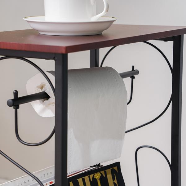 Bathroom Table for Next to Toilet, Space-Saving Side Stand for Cups ...