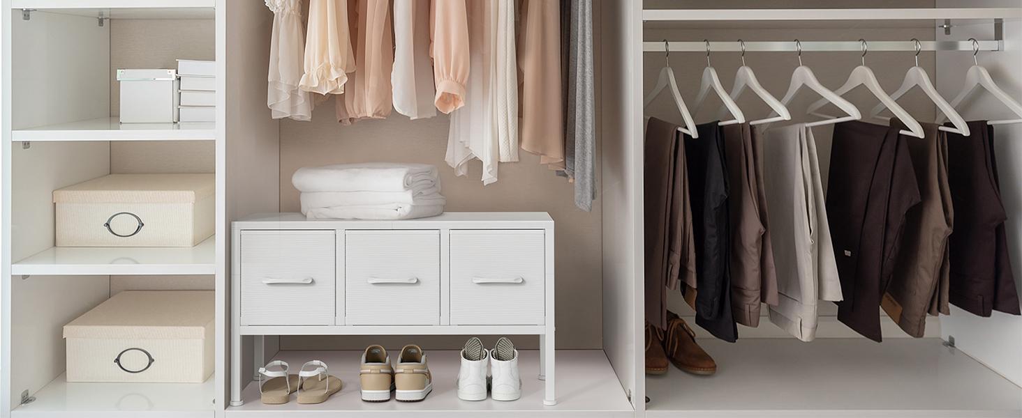 Stackable Storage Drawers Closet Organizers and Storage Bins Fabric ...