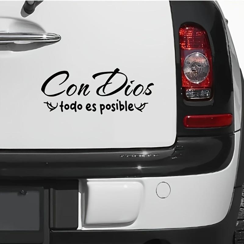 Con Dios Todo Es Posible Spanish Inspirational Car Decal | Vinyl ...