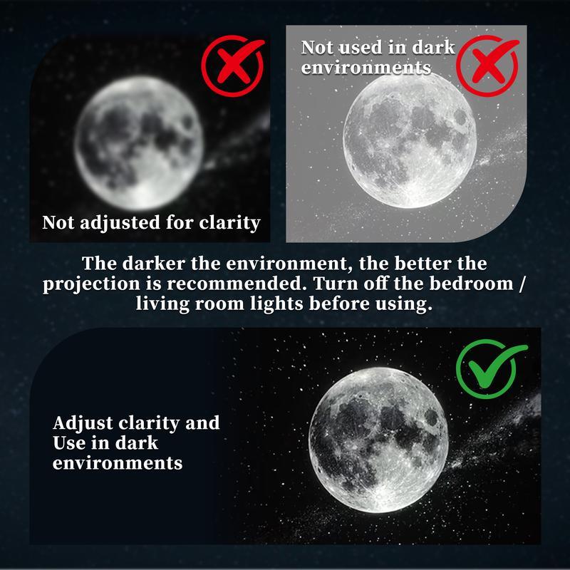 2 in 1 Galaxy Projector: Starry Sky Projector and Night Light, with USB ...