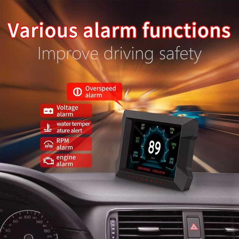 2025 New Car Digital GPS Tachometer, Car HUD Head-Up Display, OBD/GPS ...