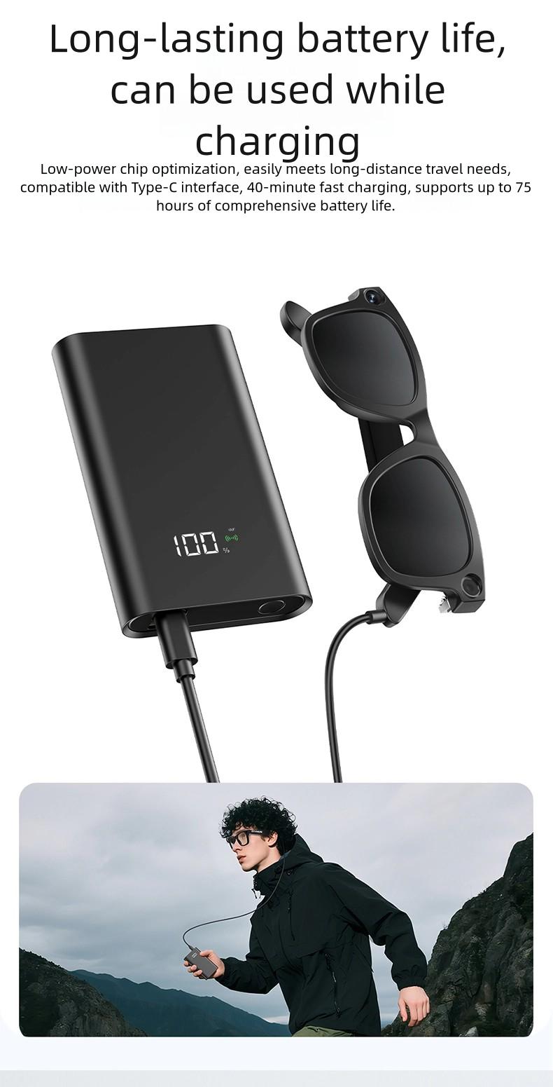 VUB Smart Bluetooth Camera Glasses, 4K Ultra HD Video, 32MP Photos ...