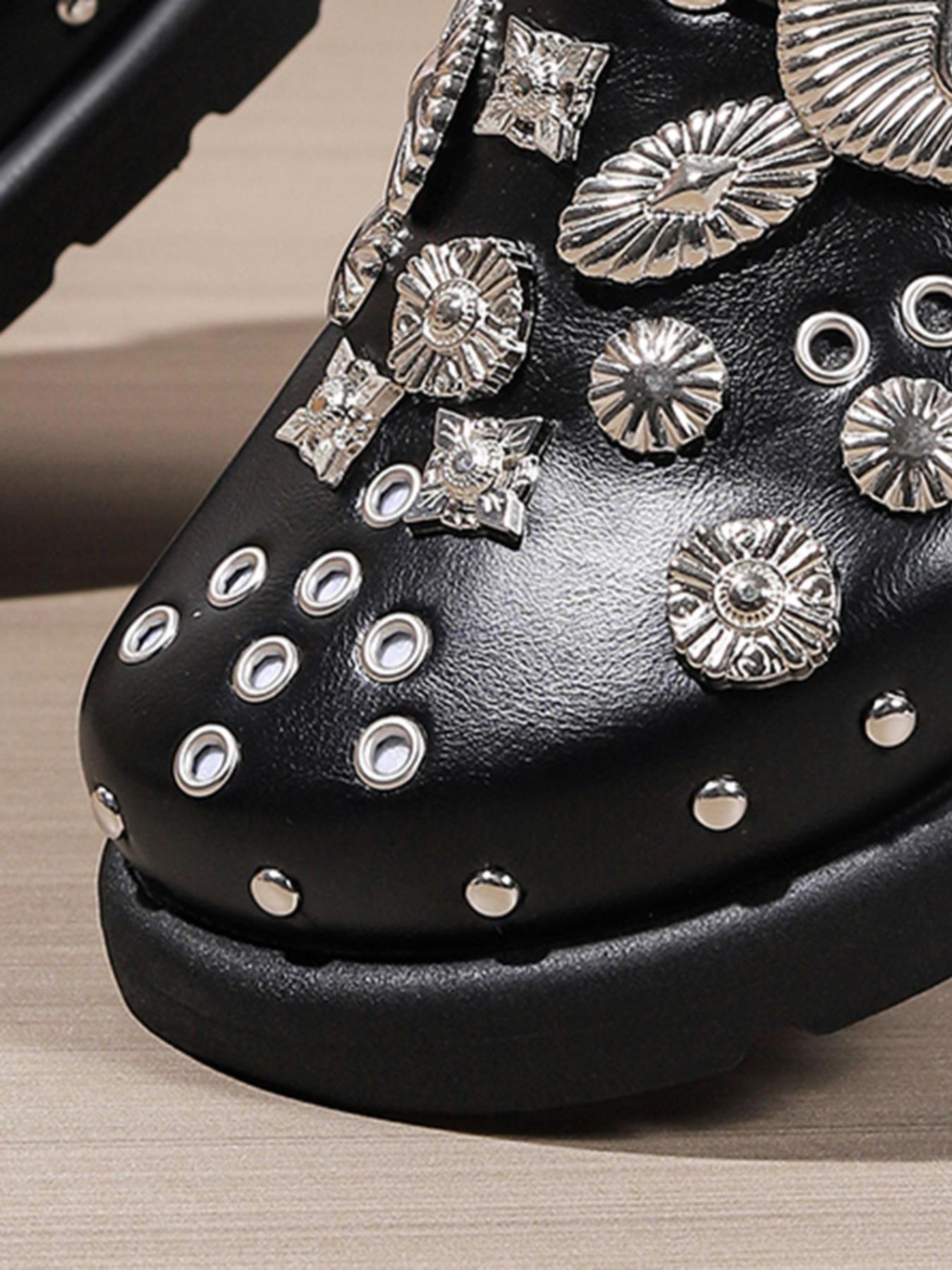 New Women's Thick Rubber Sole Slippers with Decorative Buckle Design ...