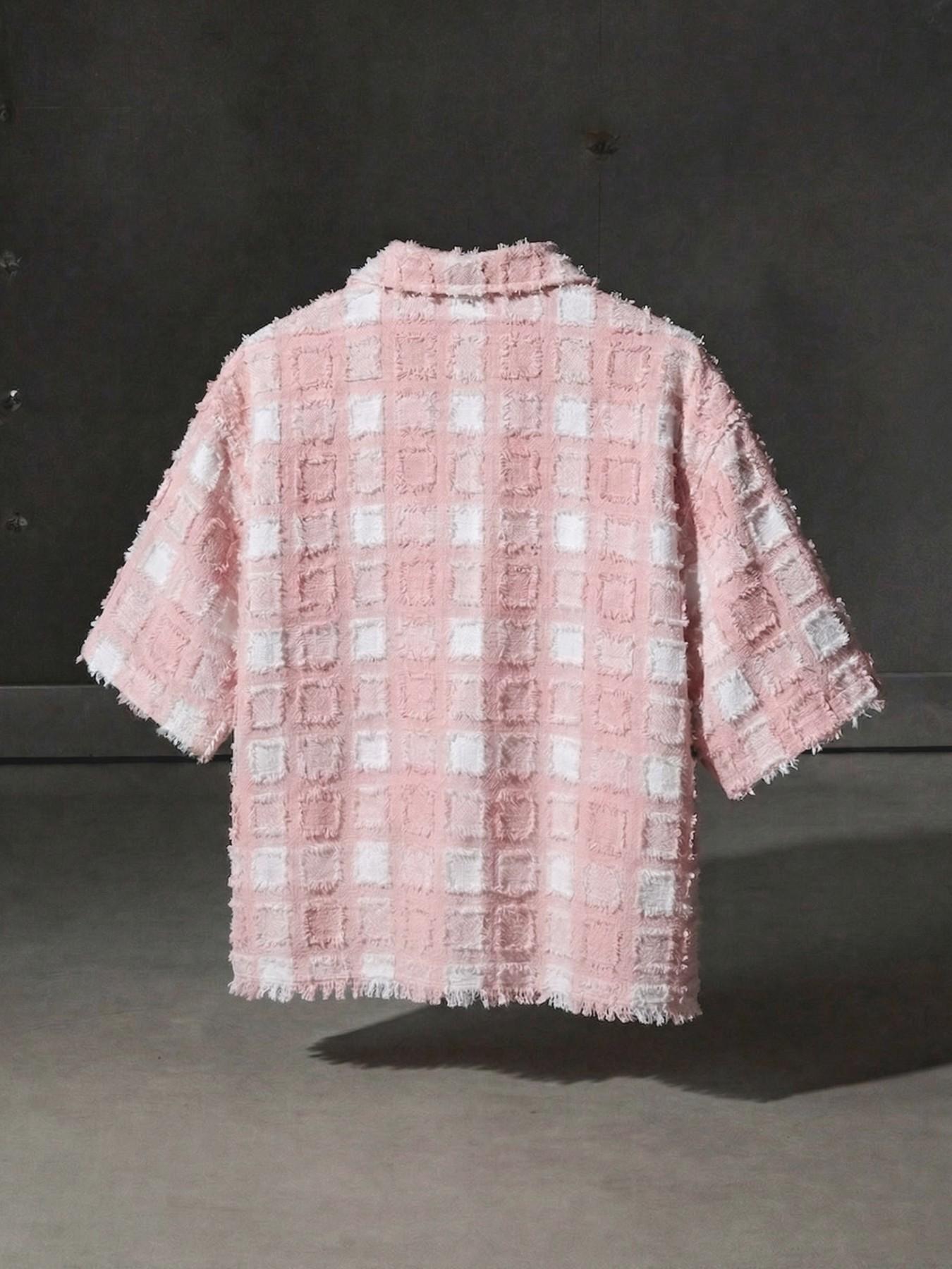 Men's Plaid Checked Shirt Casual Fashion Streetwear Print Simple ...