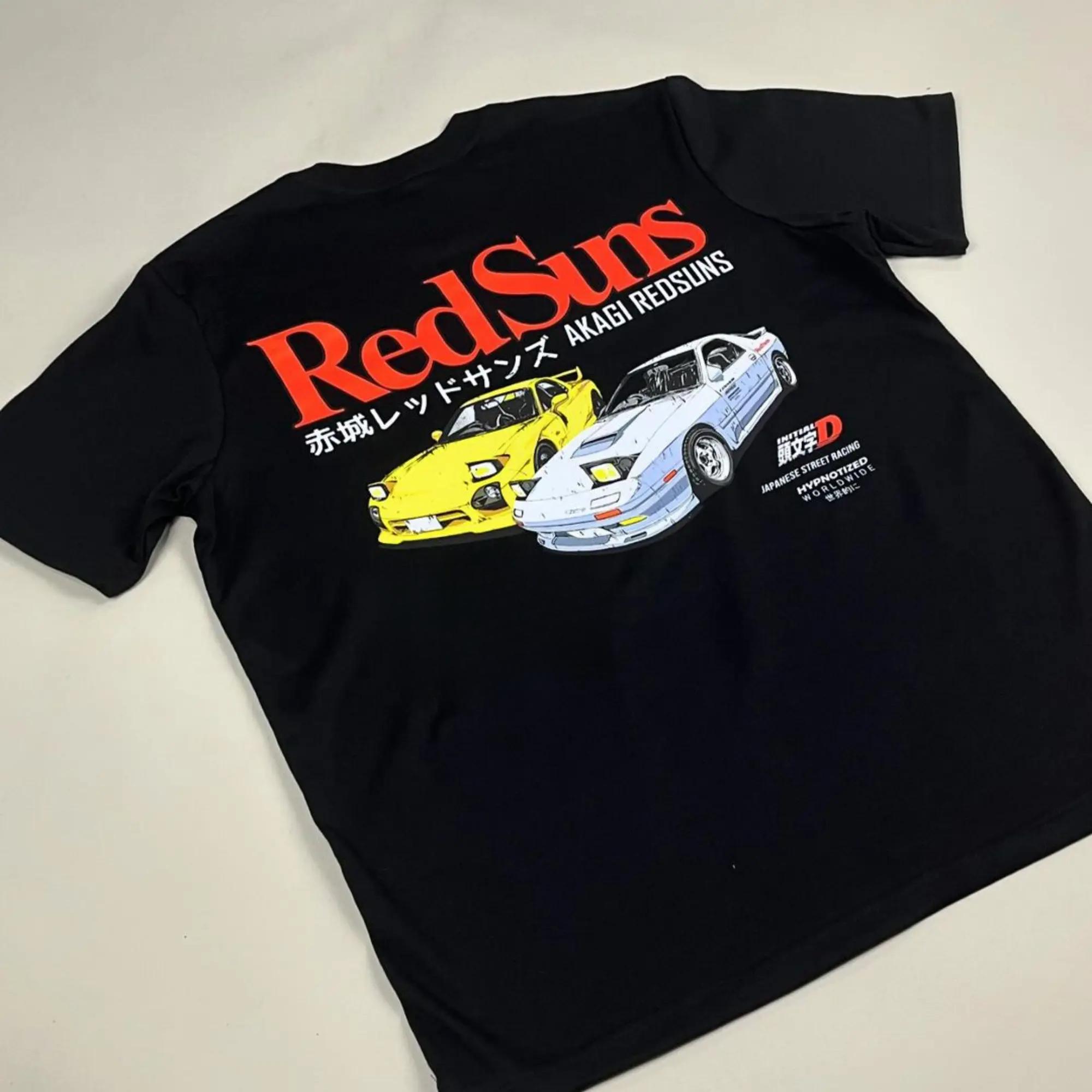 Akagi RedSuns Ryosuke Takahashi tshirt Initial D JDM drift racing shirt ...