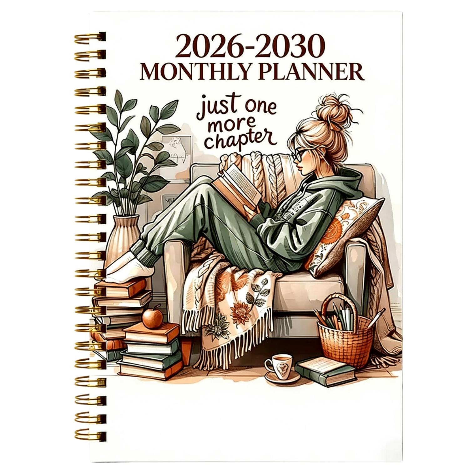 2026-2030 Monthly Calendar - From January 2026 to December 2030, 5-year ...