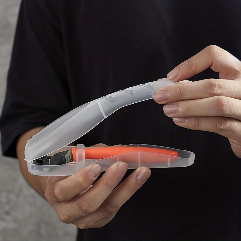 Plastic Travel Razor Case Outdoor Camping Business Trip Portable Razor ...