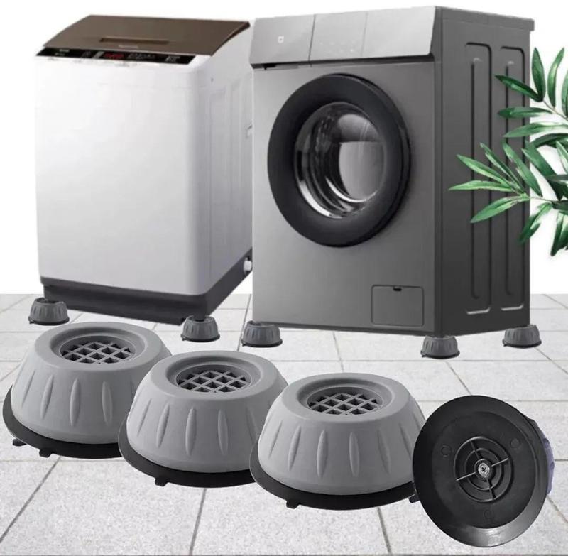 4PCS Anti-Vibration Washing Machine Support Anti-Slip Rubber Feet Base ...