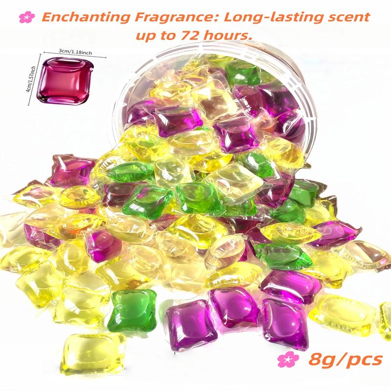 8g Giant Pods Mixed Color Laundry Detergent Beads, 10 Count Sample Pack ...