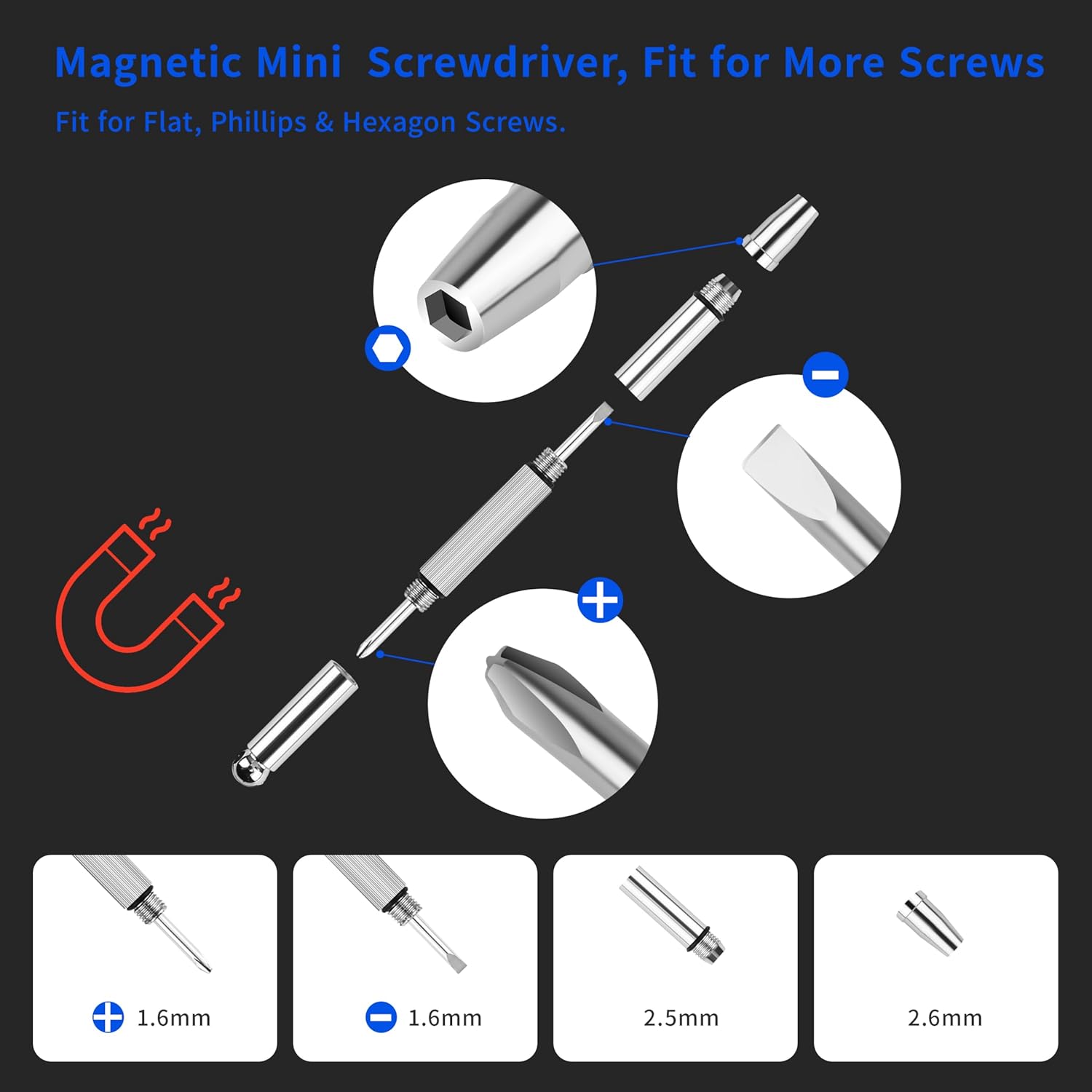 Eyeglass Repair kit with Screw, Upgraded -in- Eye Glass Repairing Kit ...