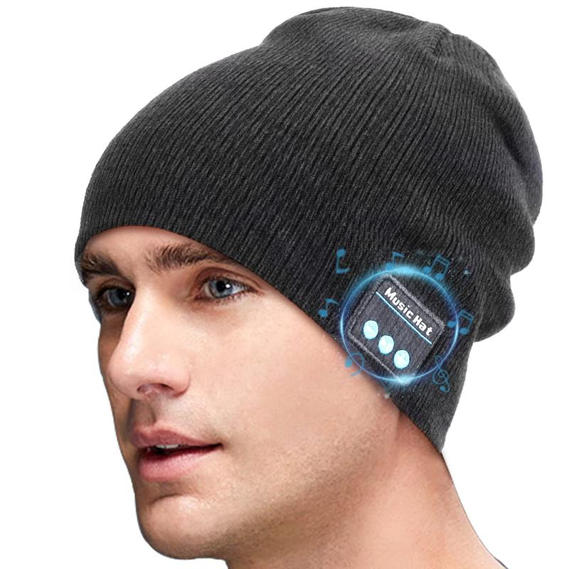 Wireless Beanie Hat Headphones, Rechargeable Smart Wearable Devices for ...