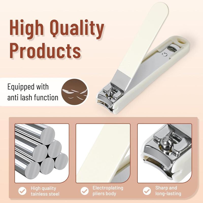 Splash Proof Nail Clipper Set - Portable Manicure Kit - TikTok Shop