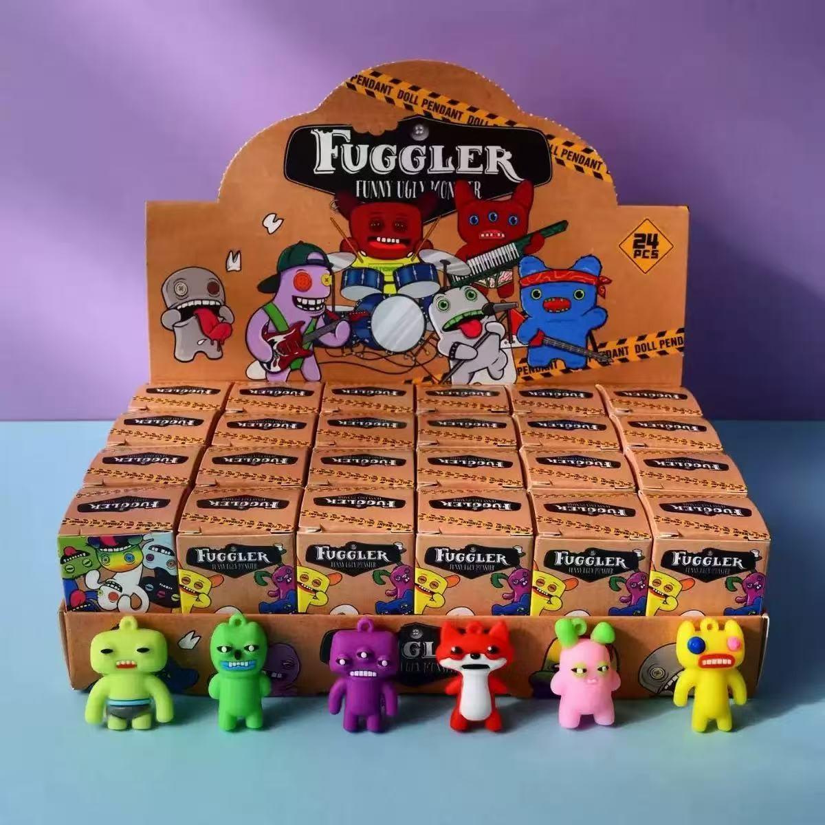 24 Piece Fuggler Monster Hanging Figurine Set, Unique Character Blind ...