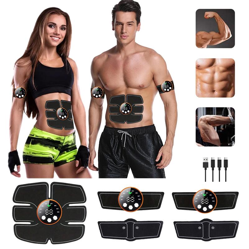 Wireless Rechargeable Abdominal Trainer, Muscle Stimulator - Multi-mode ...