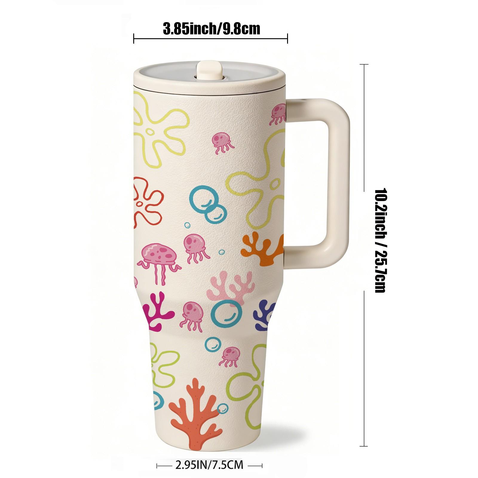 1 Pc 40oz insulated mug, Vacuum Insulated Cups, large capacity vacuum ...