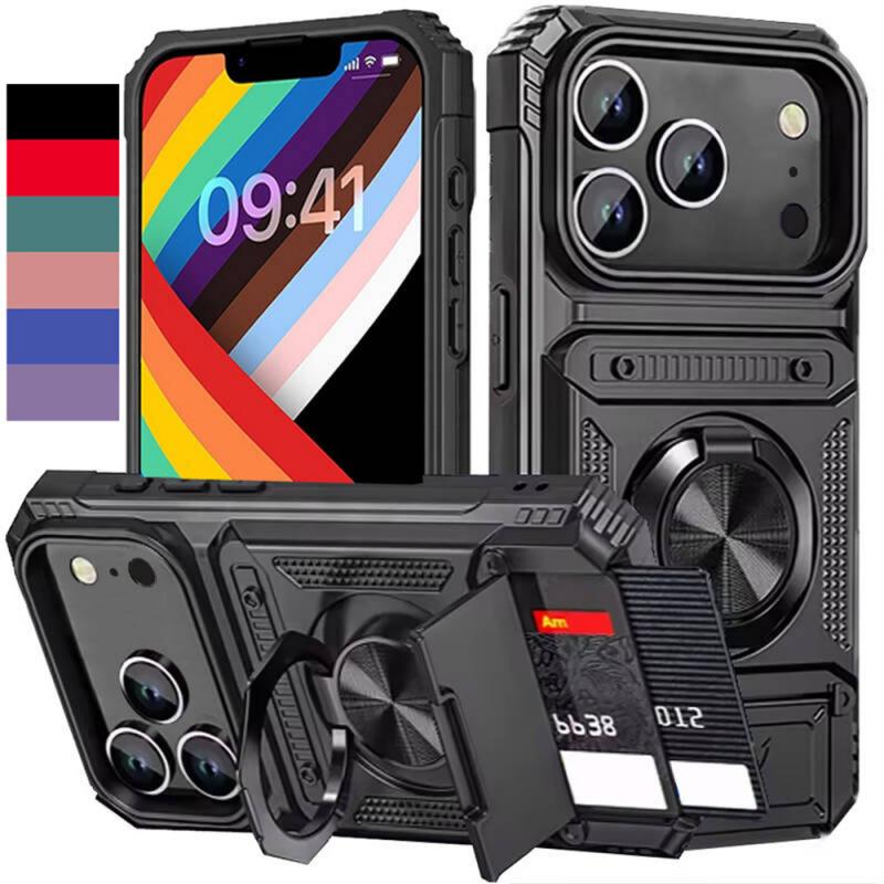 Case For iPhone 17 16 15 14 13 Pro Max Plus 17 Air Rotated Ring ...