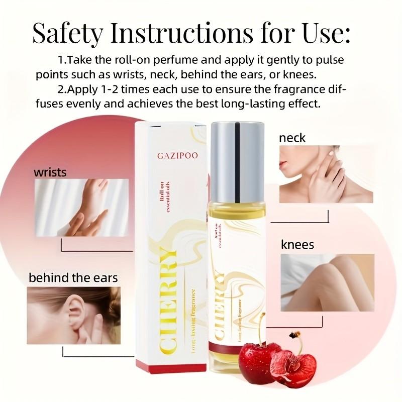 2Pcs Cherry Women's Pheromone Perfume - Roll On Bottle Parfum Floral ...