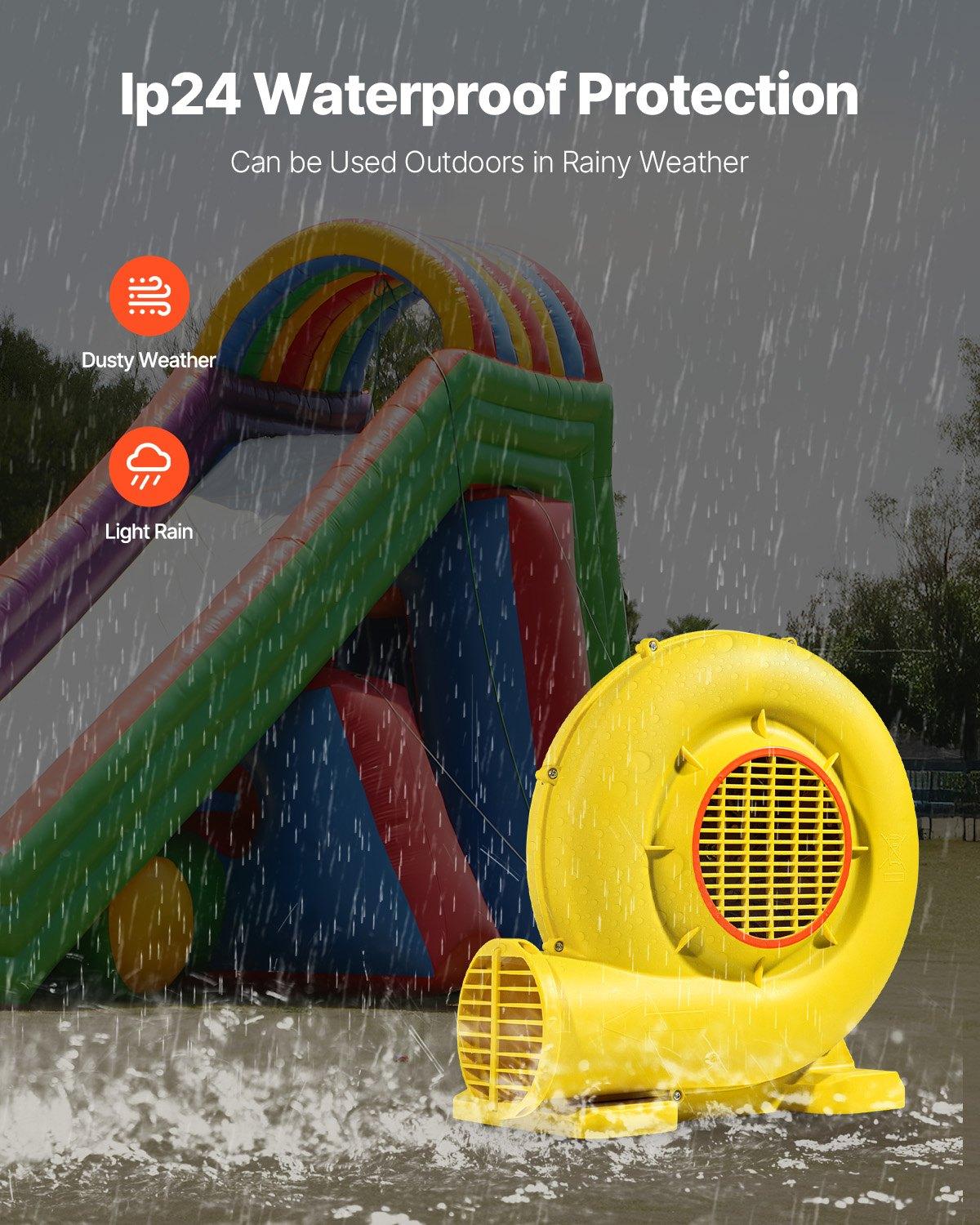【FathersDayGift】VEVOR Inflatable Blower, 380W&450W, 0.5 & 0.6 HP Bounce ...