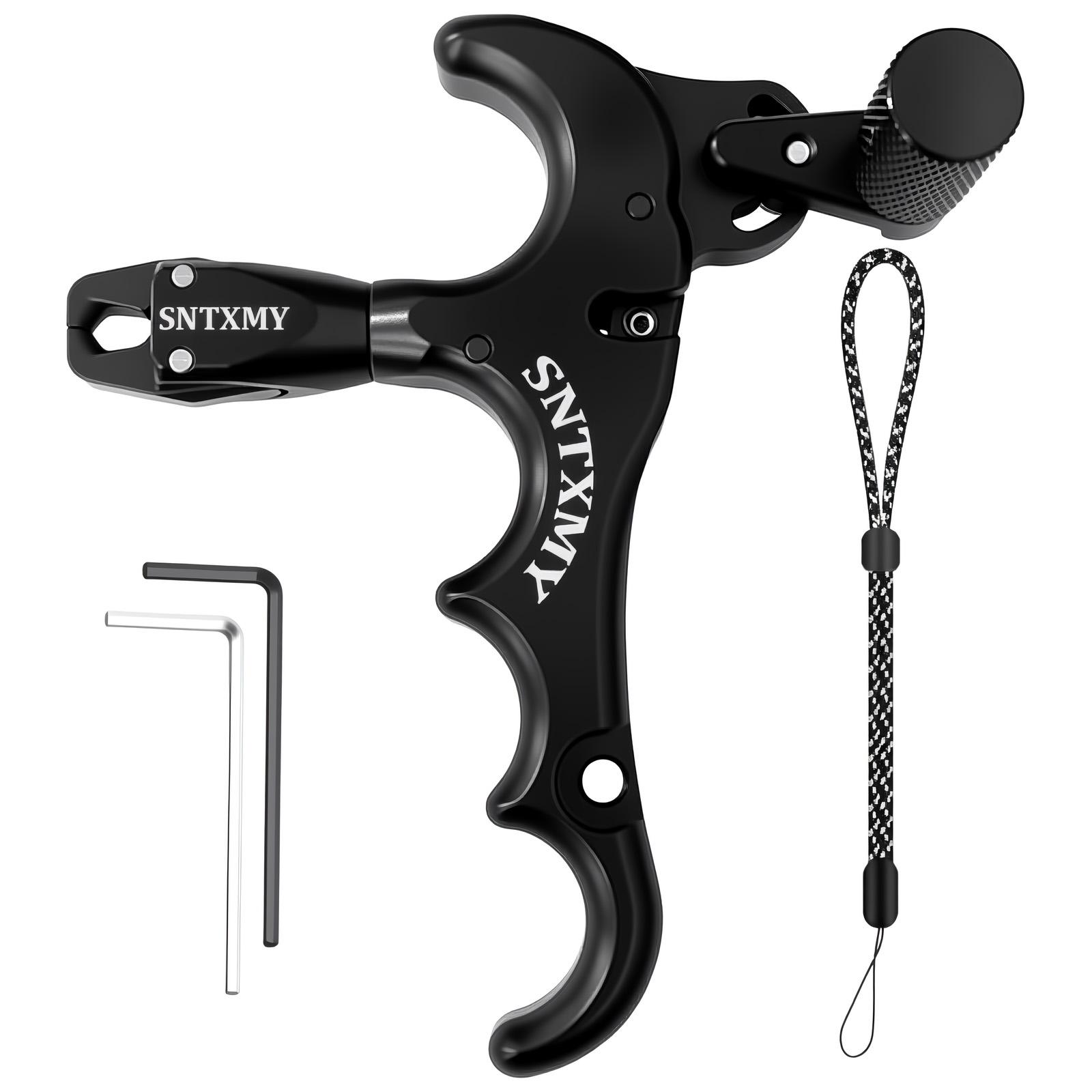 360° Rotatable 3/4-Finger Bow Release for Compound Bow, Thumb Bow ...