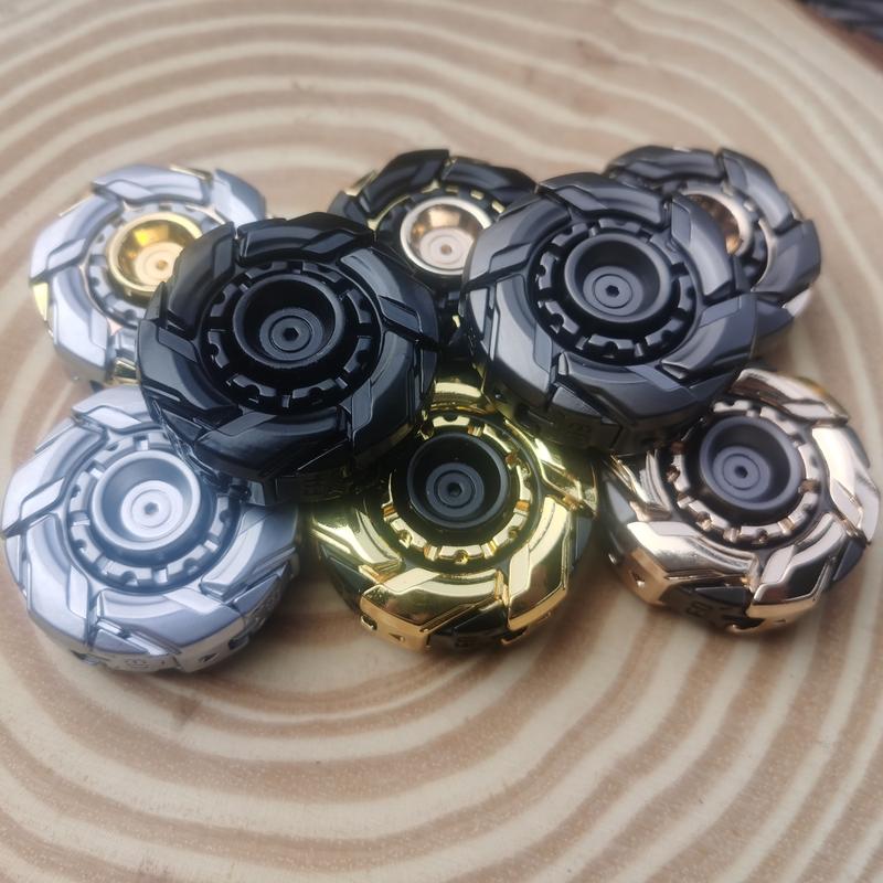 Fidget Spinner Toy, 1 Piece Metallic Design Stress Relief Toy, Open ...