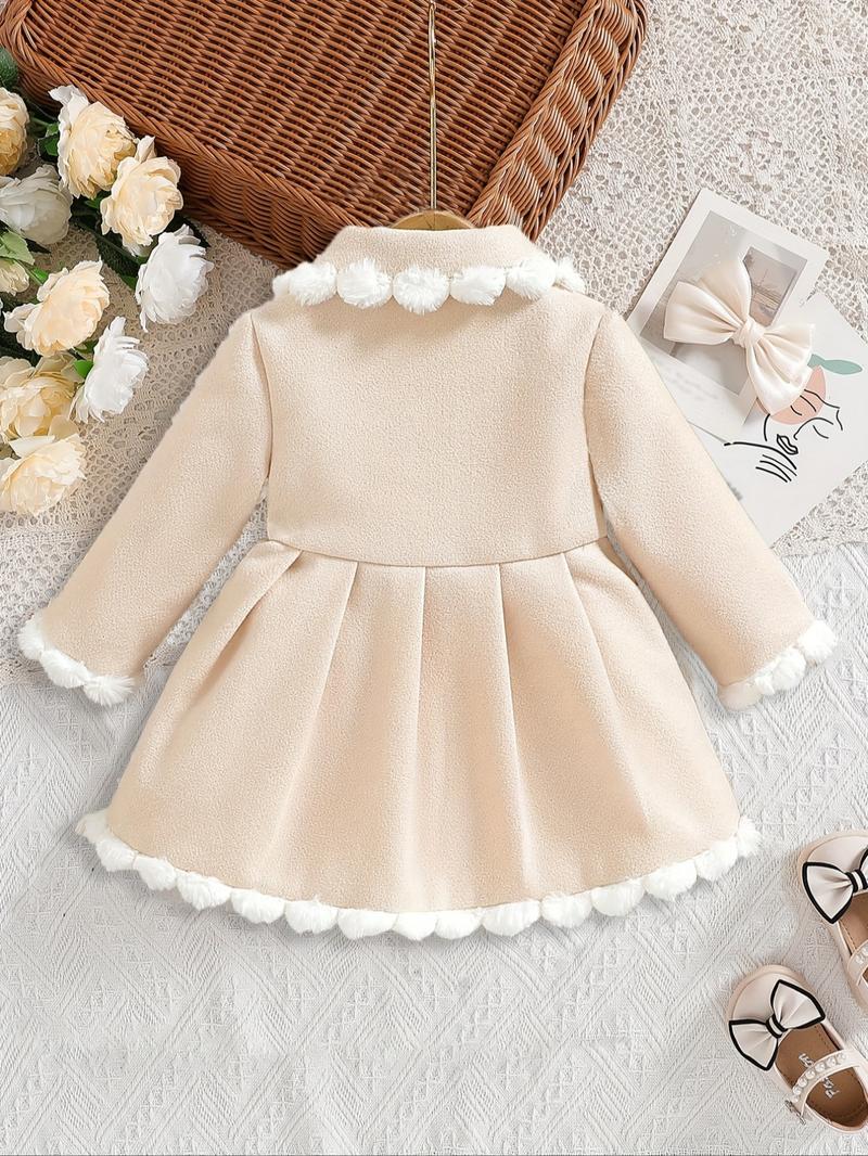 Baby Girls' Winter Coat, Baby Clothing, Cute Fitted Design, Plain ...