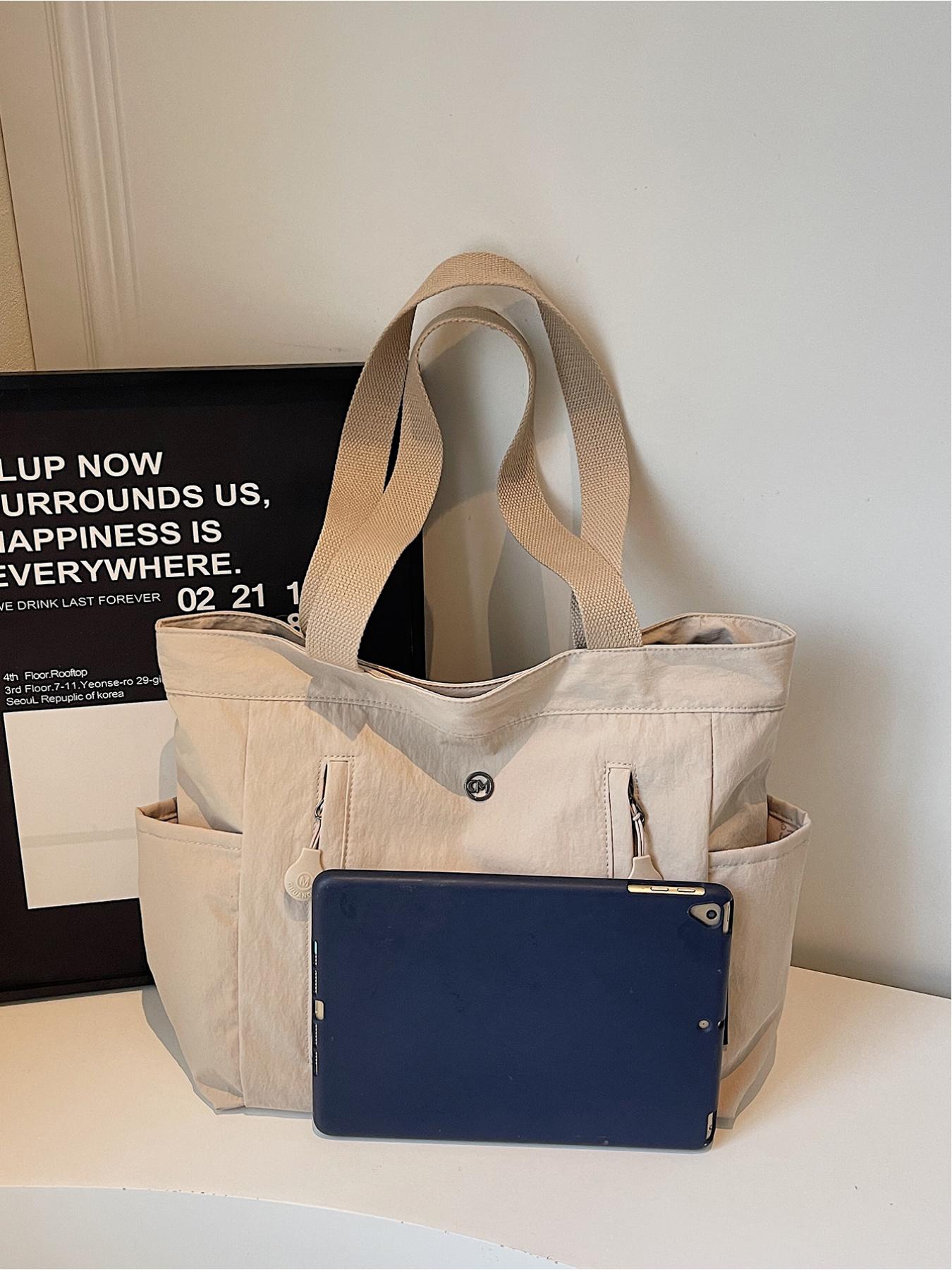 Fashionable Large Capacity Tote Bag, Casual Tote Bag, Lightweight and ...