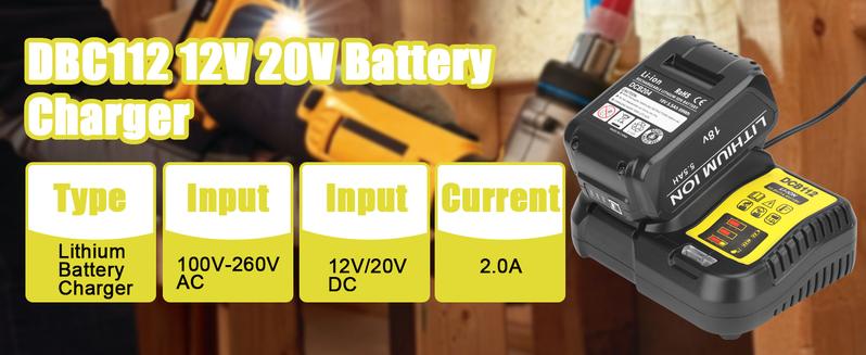 20V Charger Replace for Dewalt 20V Max Battery Charger DCB115, 101, 105 ...