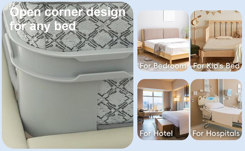 Lock Sheet Holders Set of 4- HeavyDuty Bed Sheet Holders with Straps ...