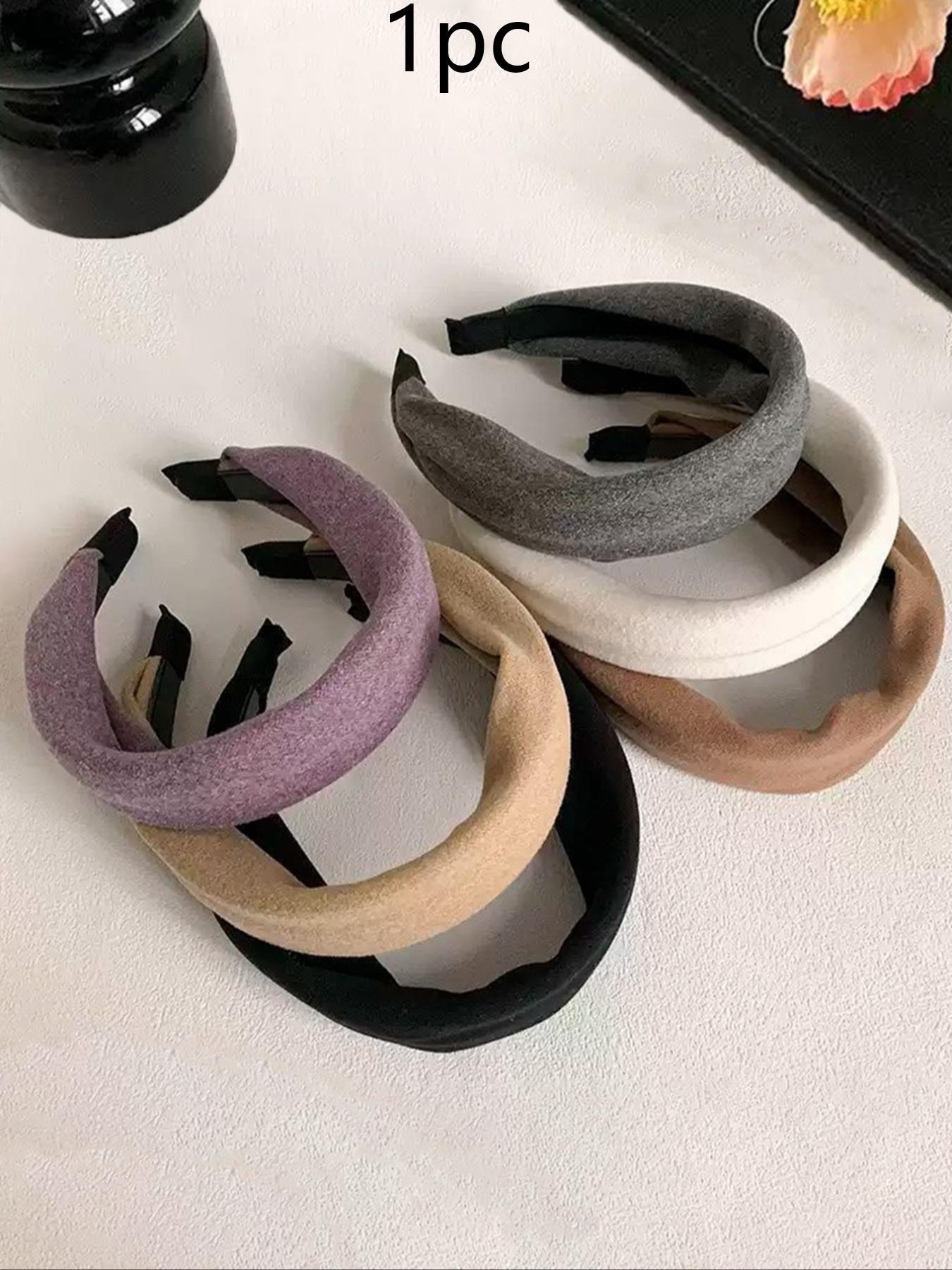 Women's Soft Wide-Band Hairband, Vintage Style High-Top Headwear for ...