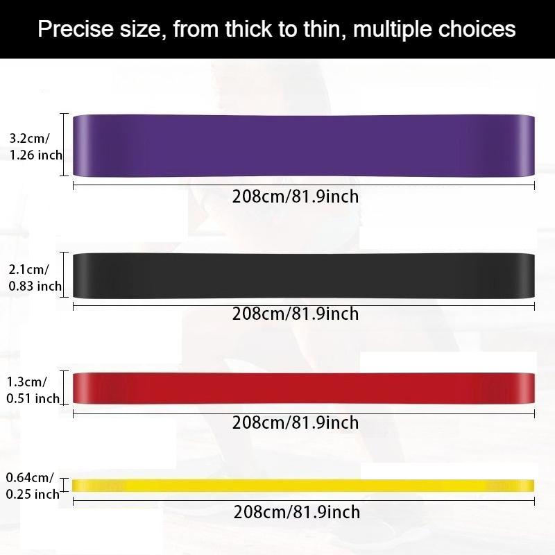 Power Resistance Bands Set - High Intensity Strength Training Elastic ...