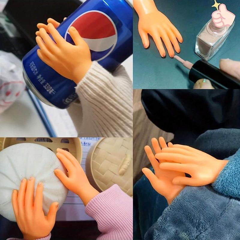 Mini Rubber Hand Finger Puppets, Realistic Miniature Figurines, Funny ...