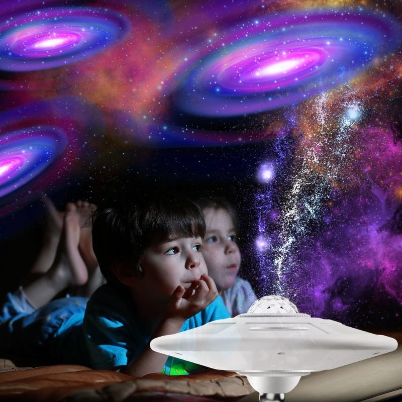 UFO Star Projector Galaxy Projector,With Timer, Remote Control ...