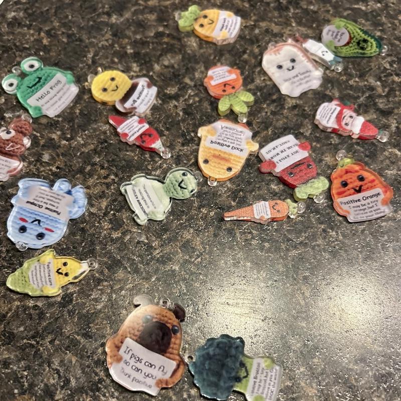 2D Acrylic Flat Emotional Support Advent Calendar, 24 Unique Tokens ...