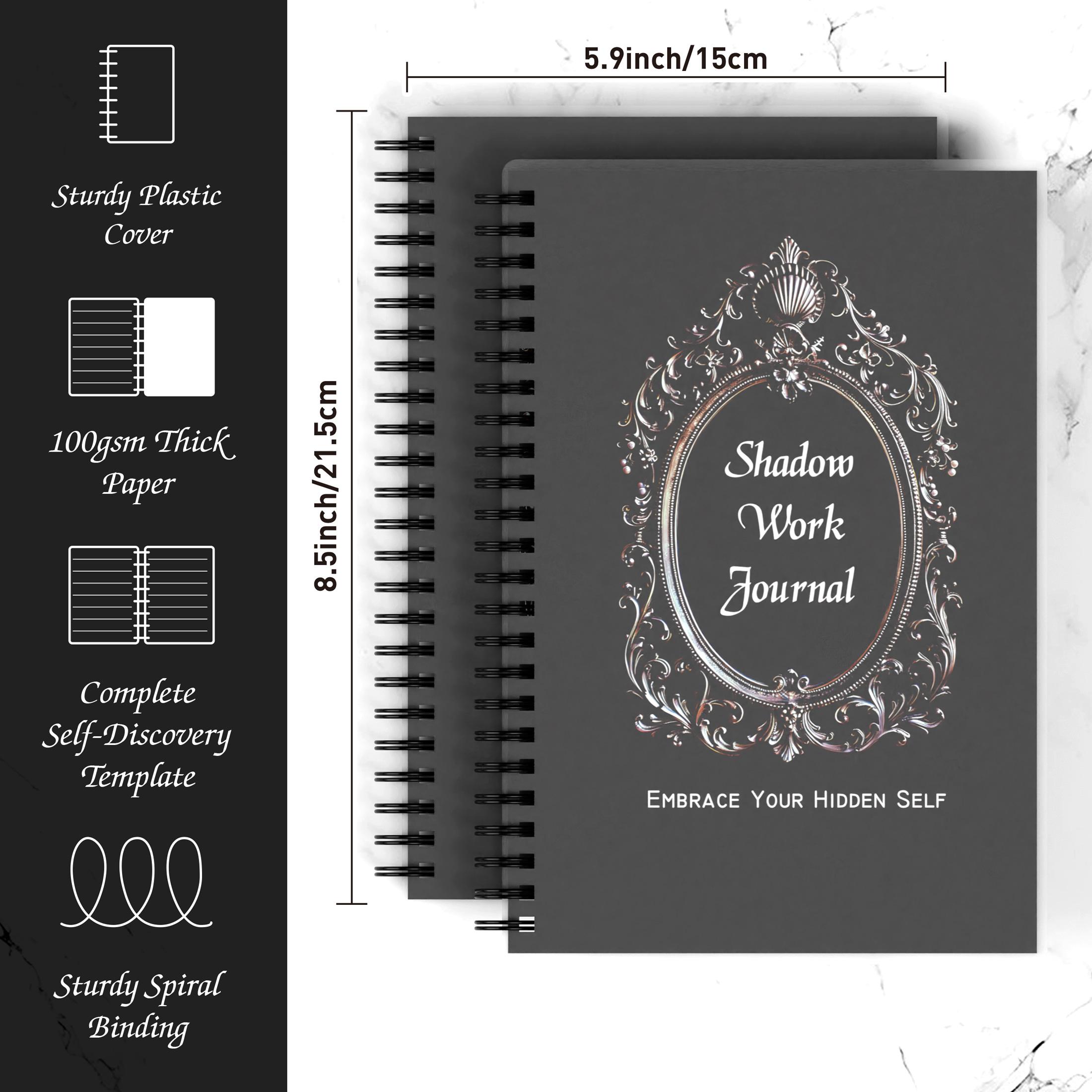 A5 Shadow Work Self Improvement Journal Notebook, Vintage Paper ...