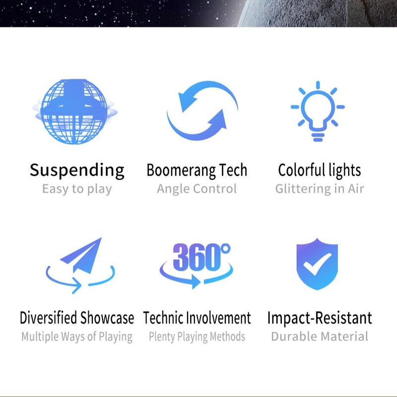 Ufo Smart Sensor Levitation Ball Toy with LED Light Remote Control ...