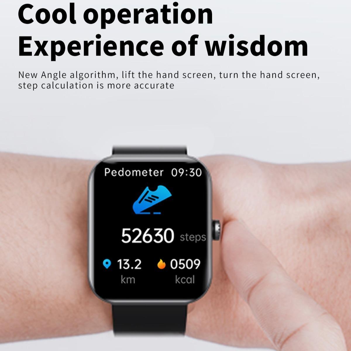 Fitness Tracker Smart Watch with Sleep Monitor, Step Counter, 50 Sports ...