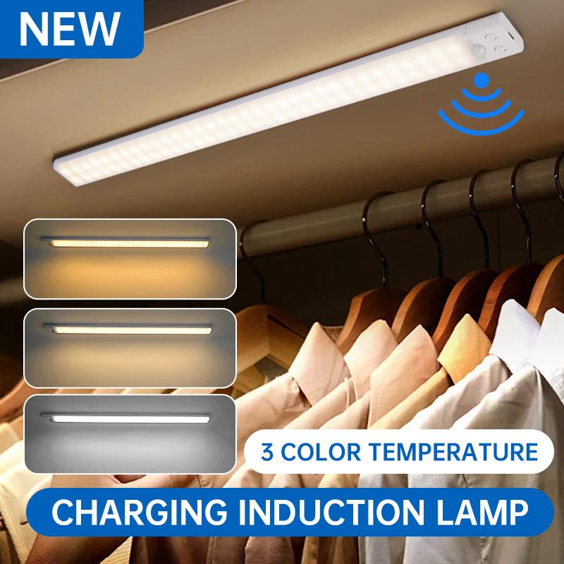 4/8 Pack Cabinet Lights - Indoor LED Motion Sensor Closet Lights,USB ...