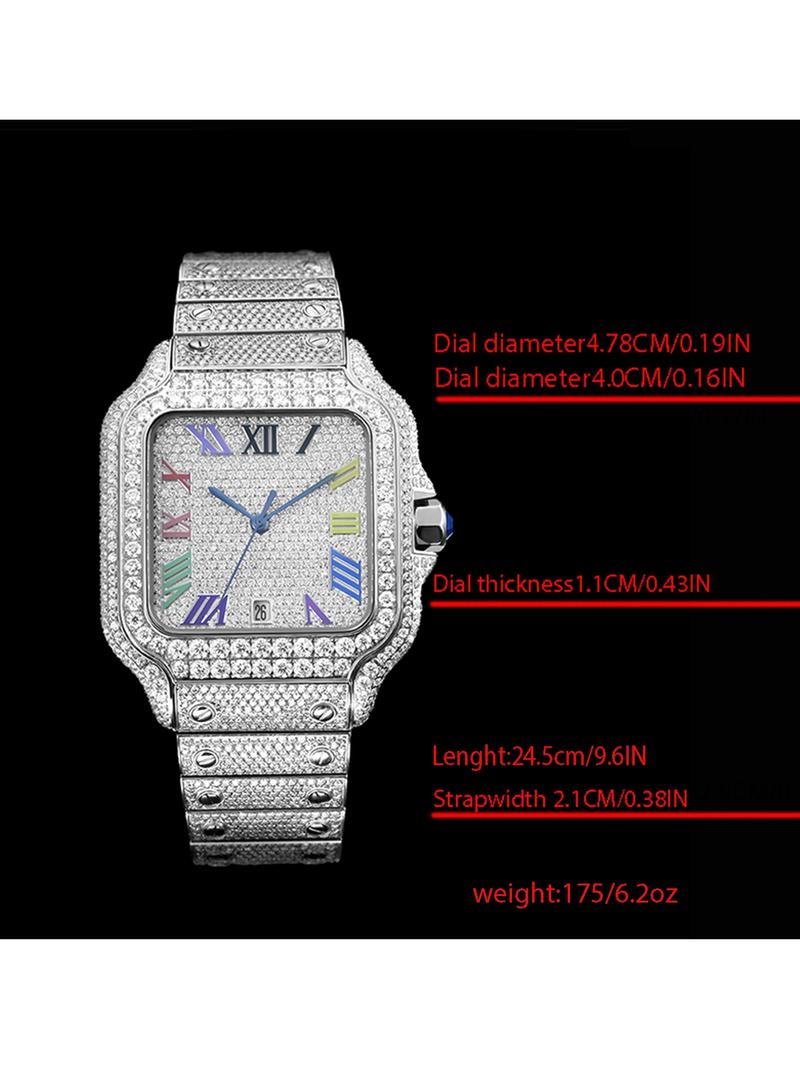 Luxury Fashion Moissanite Automatic Mechanical Watch, Durable Watch ...