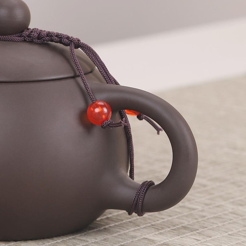Purple Clay Teapot, Large Capacity Tea Pot with Ball Hole Filter ...