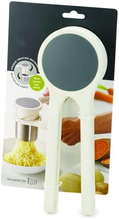 Potato Ricer Masher Ergonomic Twist-Action Hand Manual Stainless Steel ...