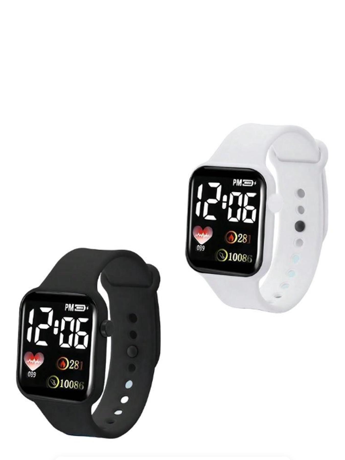 Digital Electronic Sports Watch with LED Display, Multifunctional Watch ...