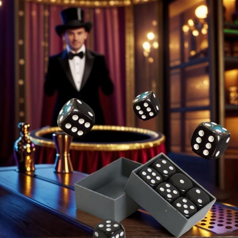 Super Fun Magic Dice Trick Set, 7 Dice and Box, Amazing Number Change ...