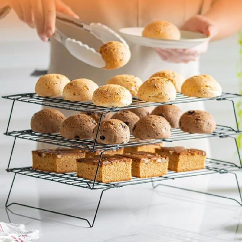 Foldable Cooling Rack, 1/3 Pack Baking Cooling Tray, Kitchen Baking ...