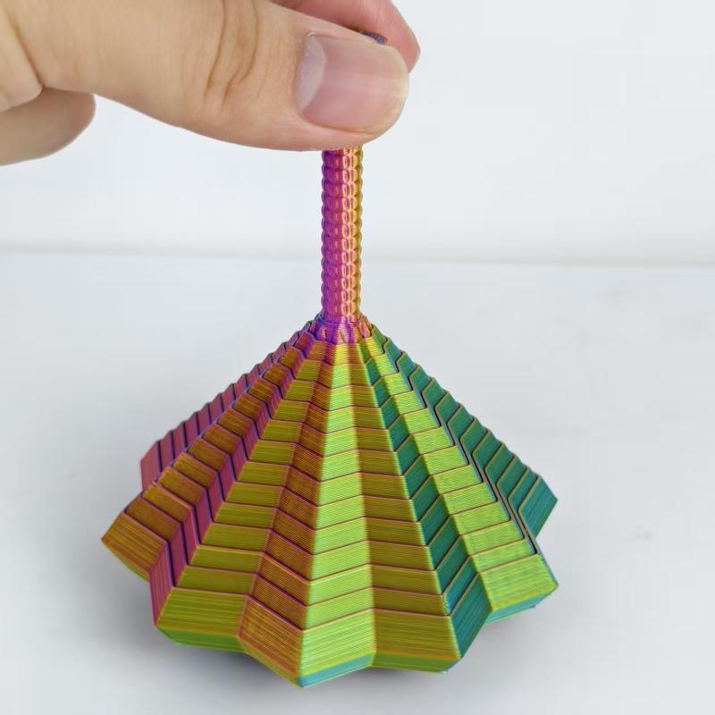 1pc 3D Printed Fidget Spinner - Star-Shaped Sensory Toy with Octagonal ...